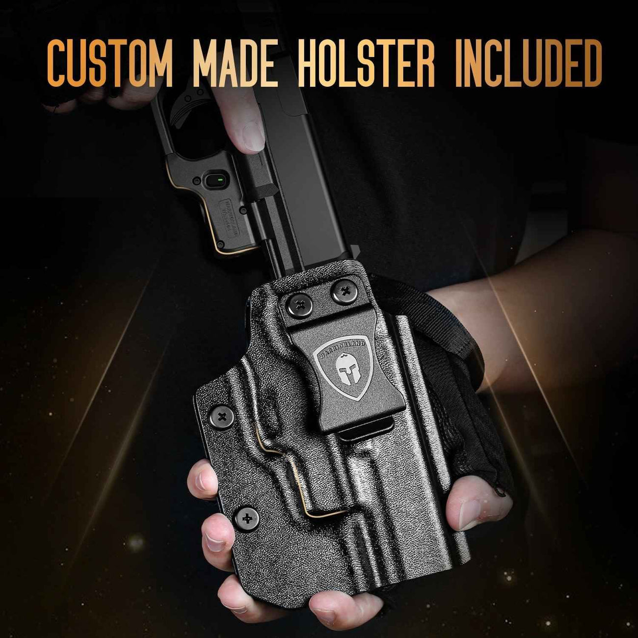 WARRIORLAND WLS-104 Laser Sight Designed to fit Glock 17/19/19X/23/31 ...