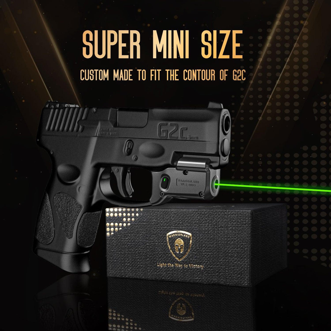 WARRIORLAND Green Laser Sight Tailored Fit Taurus G2C / Taurus G3C / M