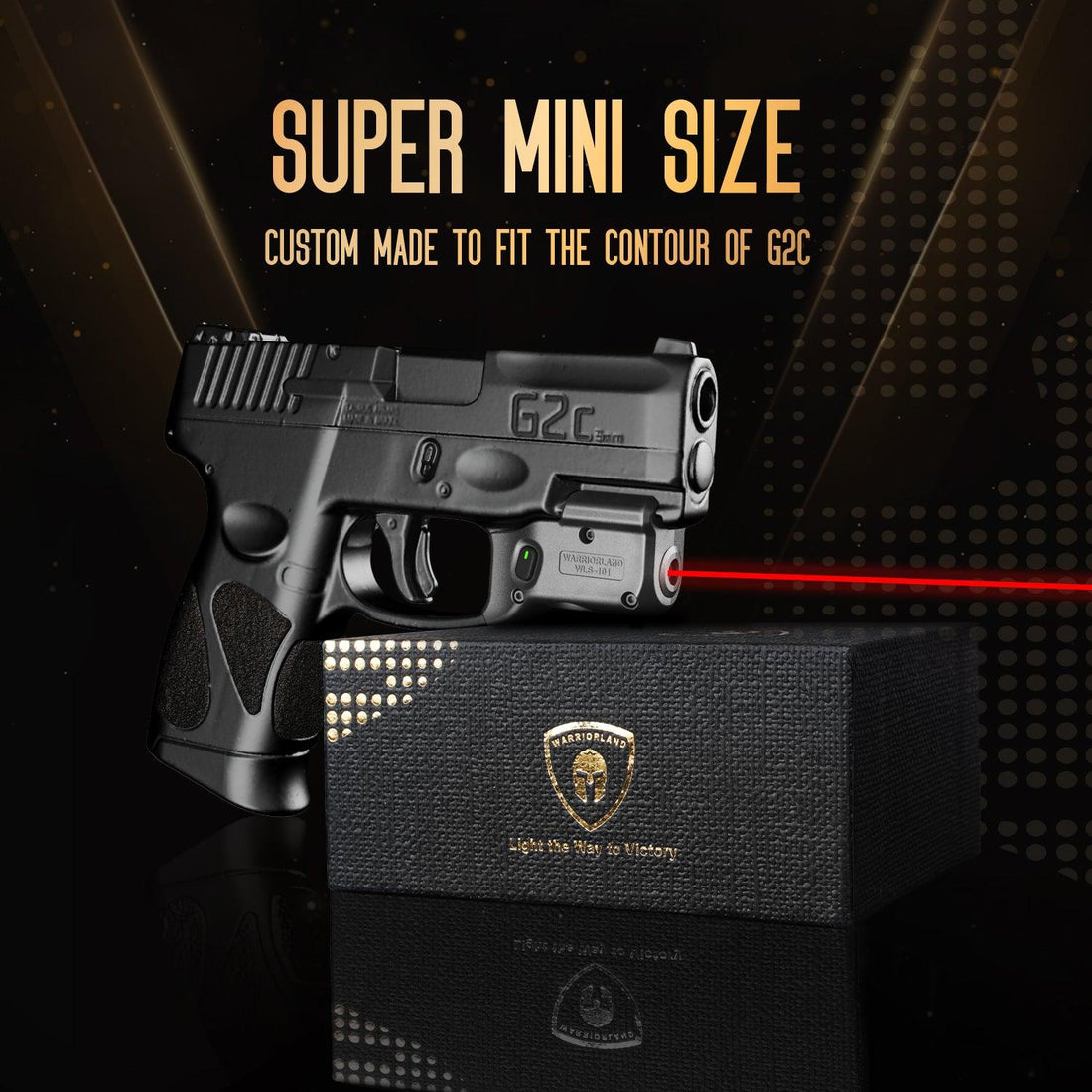 WARRIORLAND Red Laser Sight Tailored Fit Taurus G2C /G3C / PT111 ...