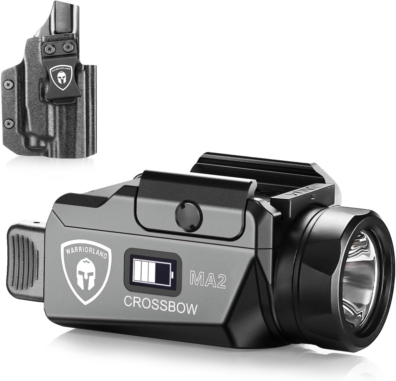 WARRIORLAND MA2 Pistol Light with Holster Fit for Smith & Wesson M&P ...