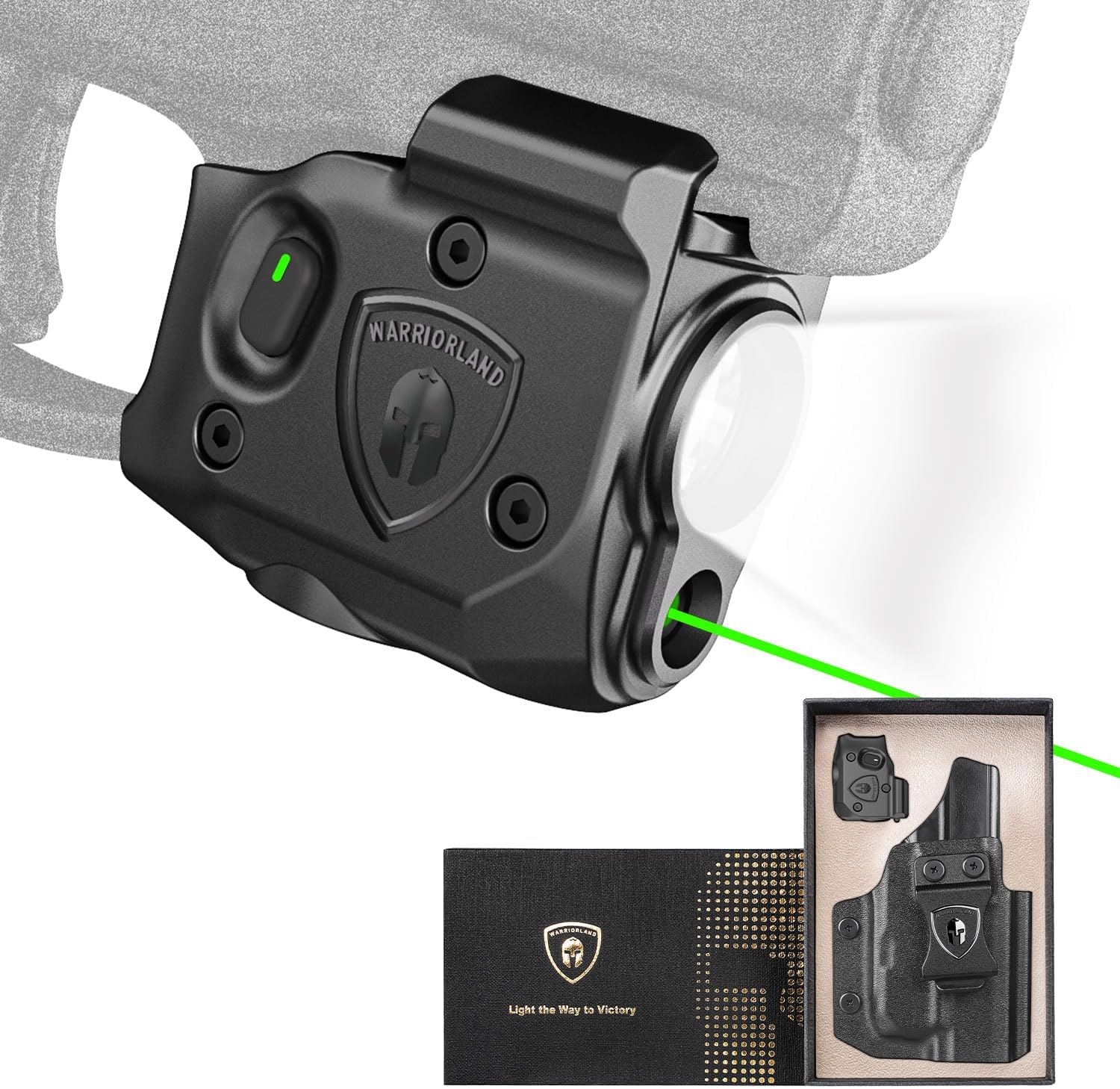 WARRIORLAND Pistol Light Laser & Holster Fit for Taurus G2C/ G3C/ PT111 ...