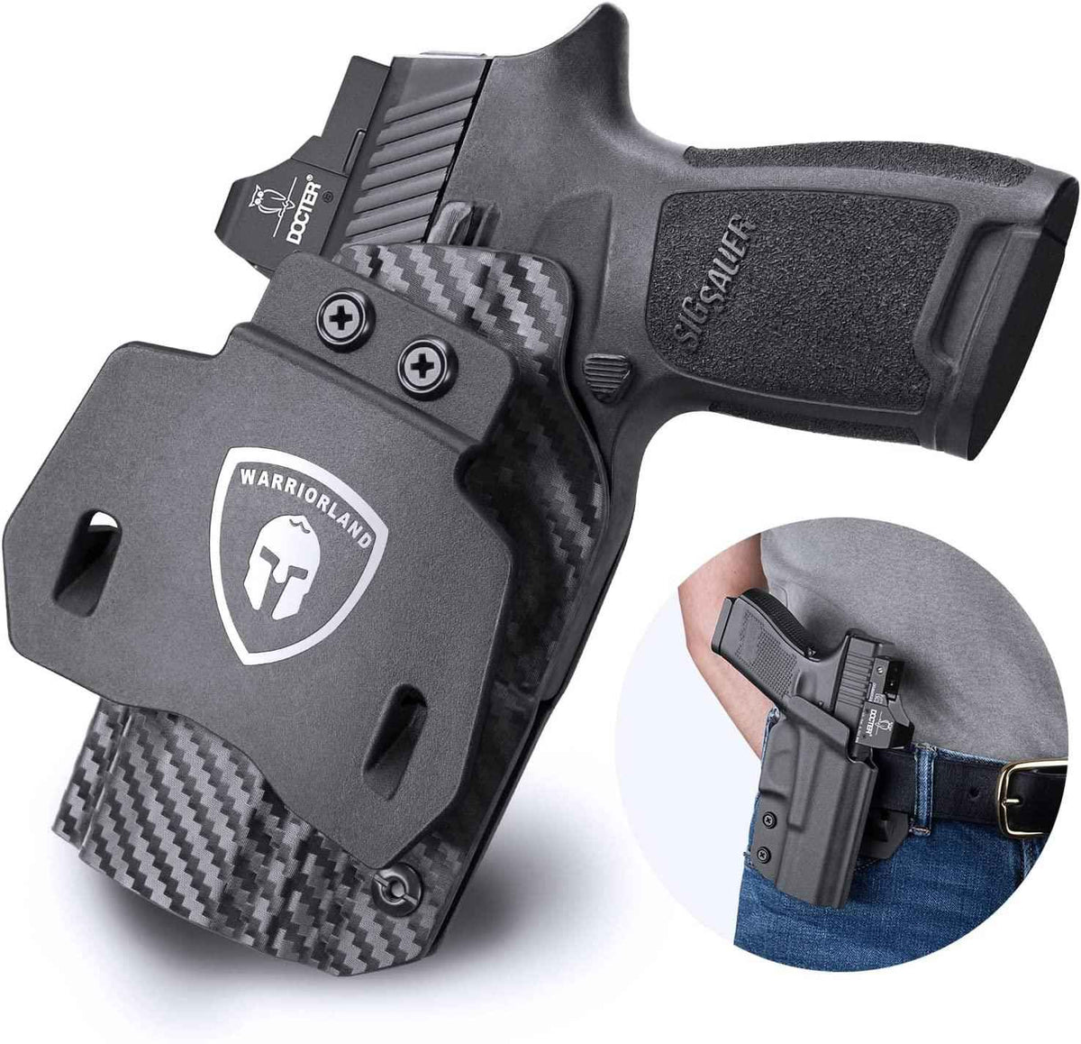 Sig Sauer P320 Full Size Compact P320X Carry Pistol OWB KYDEX Holster