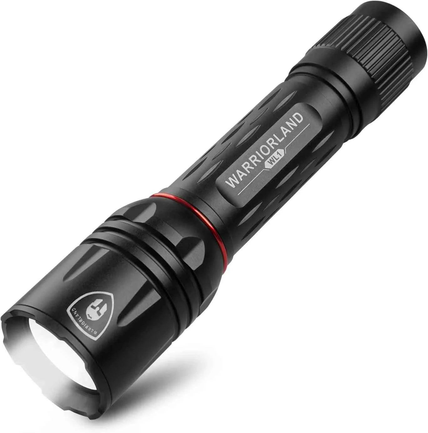 1600 Lumens Tactical Flashlight Included Rechargeable Battery, Compact