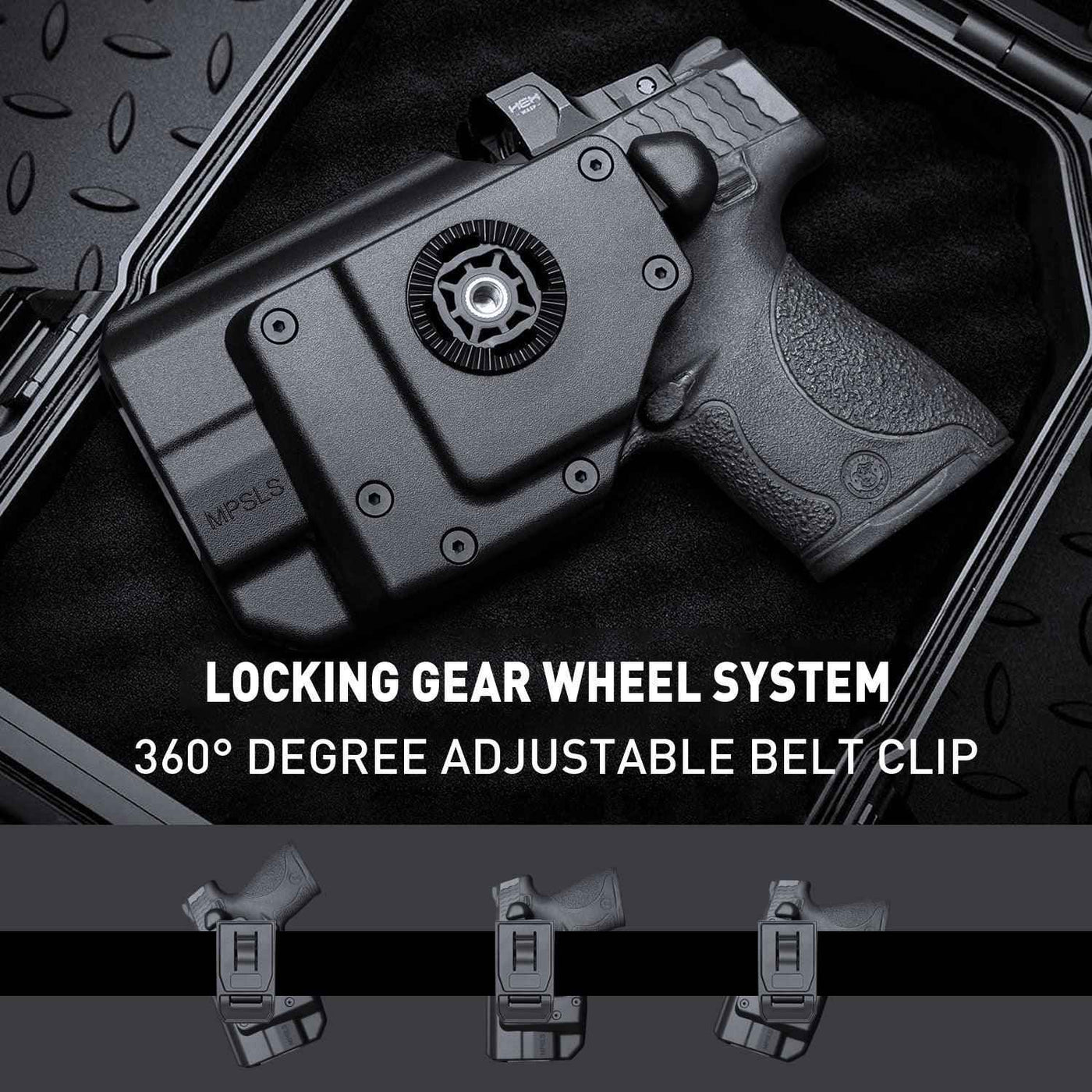 Thumb Release OWB Holster M&P 9 SHIELD