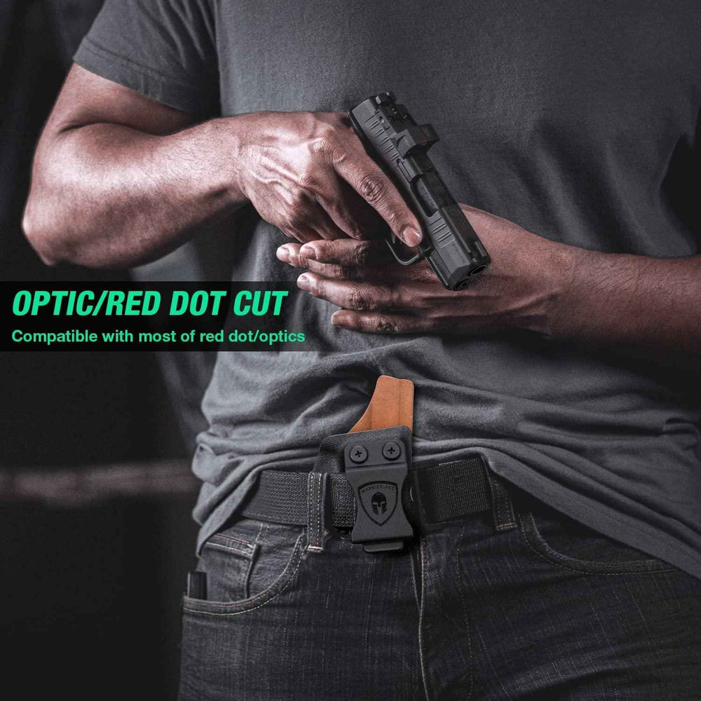 Springfield Armory Hellcat /OSP/RDP Hybrid Kydex Leather Lined IWB Hol