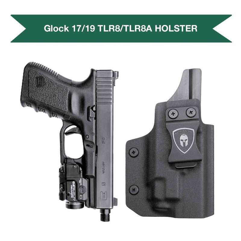 Glock 19 TLR8/TLR8A Holster IWB Kydex Holster Optic Cut Fit: Glock 17